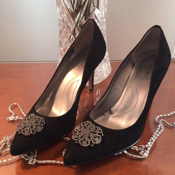 Tahari | Shoes | Tahari Stunning Embellished Shoe Heel Pump | Poshmark